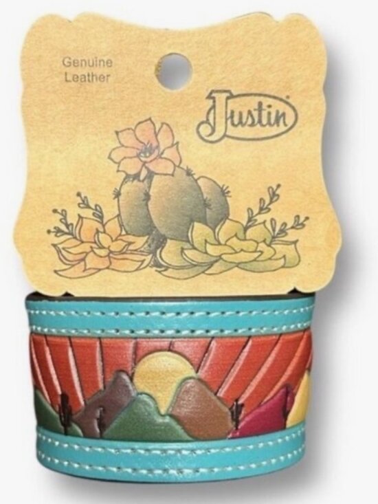 Justin Boots | Jewelry | Justin Leather Cuff Bracelet Western Sunset ...
